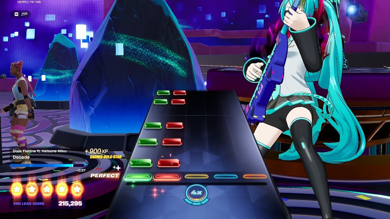 Decade - Dixie Flatline ft. Hatsune Miku Pro Lead (Fortnite Festival) HD Gameplay (PC) - YouTube