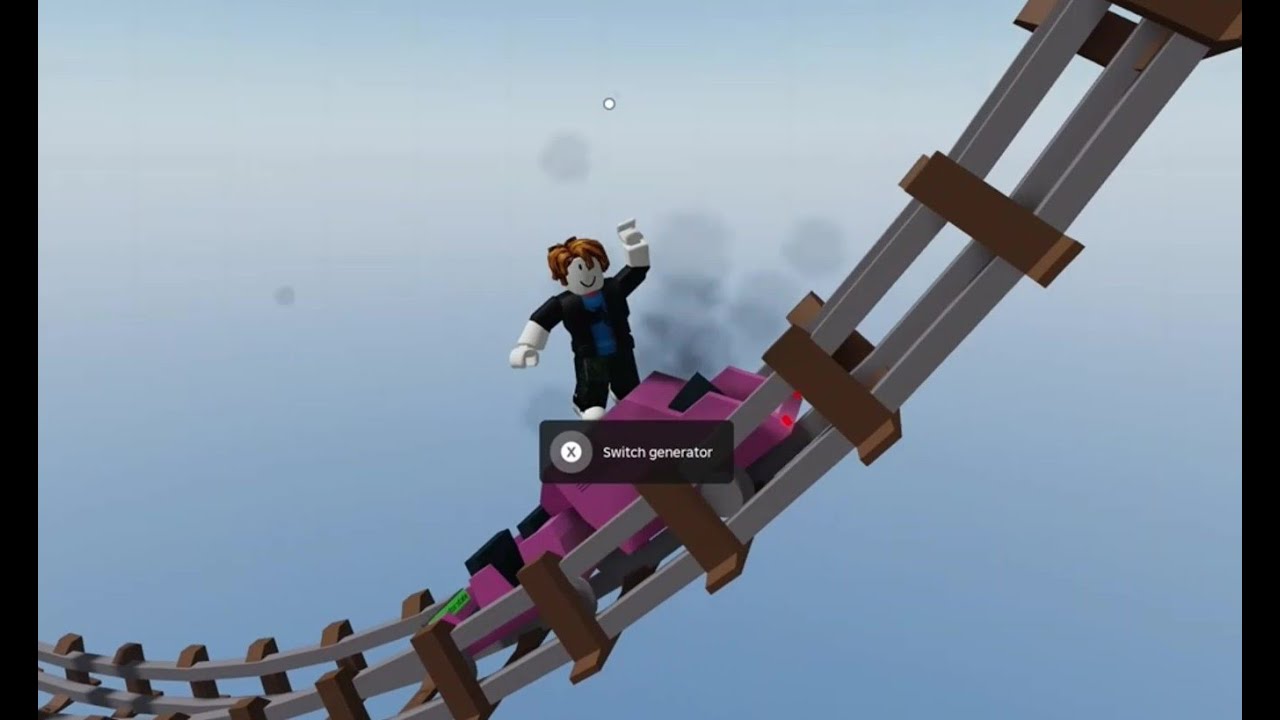 ROBLOX: cart ride around nothing (Surfing The Giant Loop, HE JUMPED ...