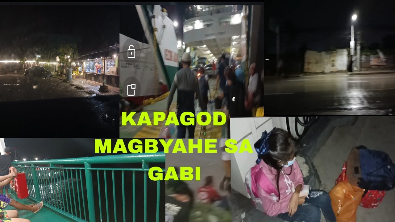 KAPAGOD MAGBYAHE SA GABI MADALING ARAW NA NAKARATING / MAMA TINA VLOG ...