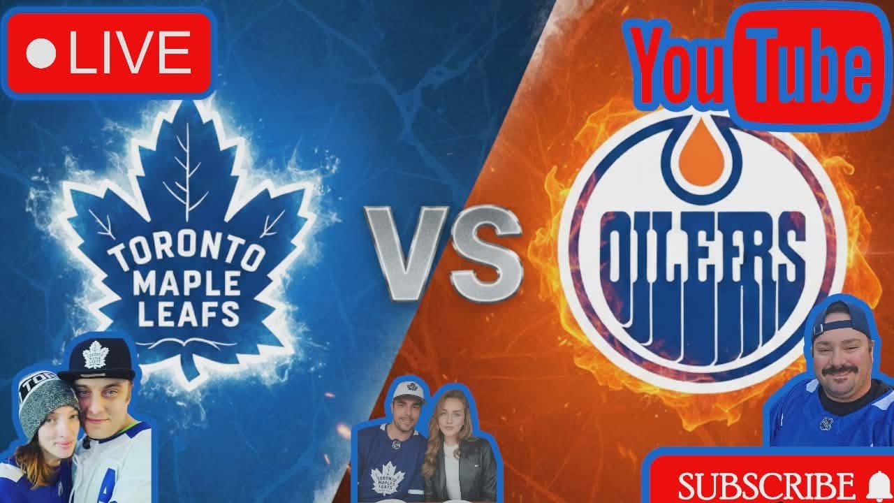 Toronto Maple Leafs VS Edmonton Oilers!!! - YouTube