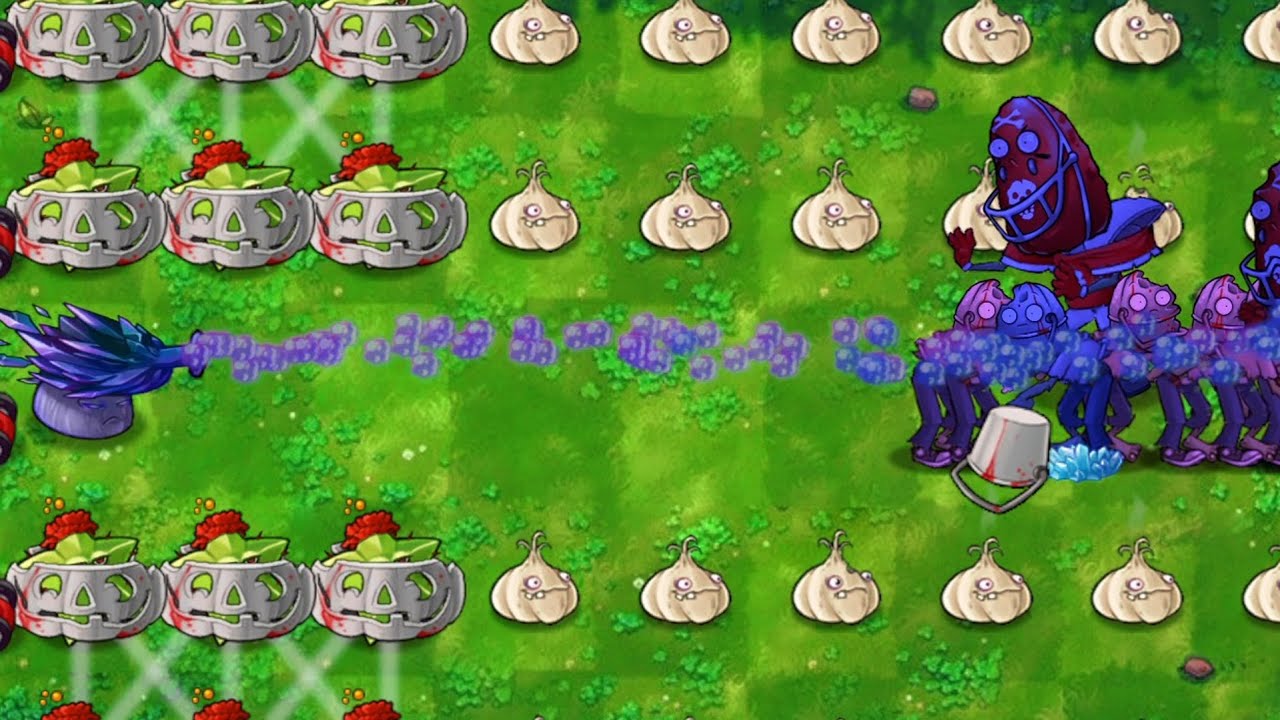 PvZ Fusion: Dominator Shroom Death Corridor! MAX DIFFICULTY - YouTube