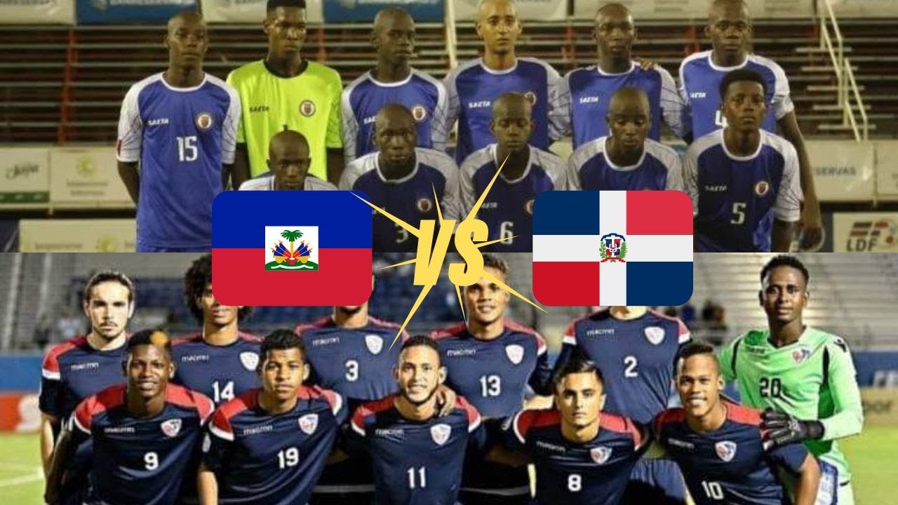 Republica Dominicana vs Haiti en direct, nivo sub-15 full match amikal ...