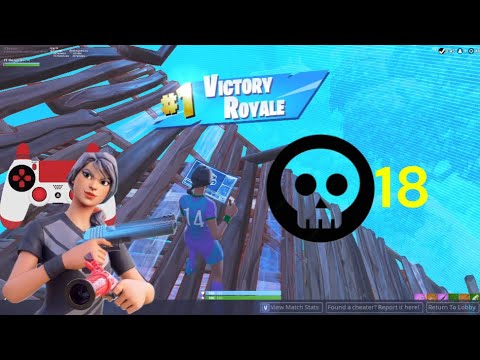 18 Kill Win Solo EZFN (Chapter 1 Season 7)! -Fortnite! - YouTube