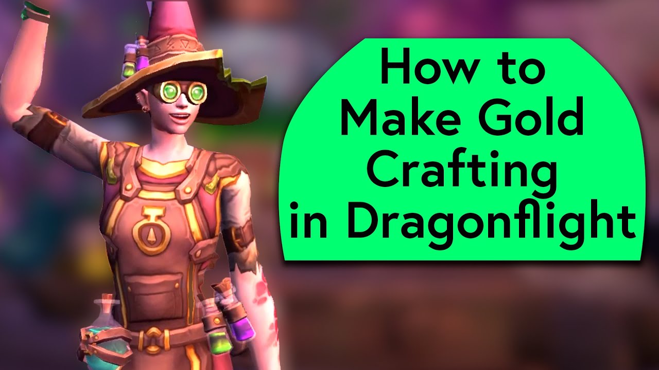How I Make Gold in Dragonflight with Crafting Professions - YouTube