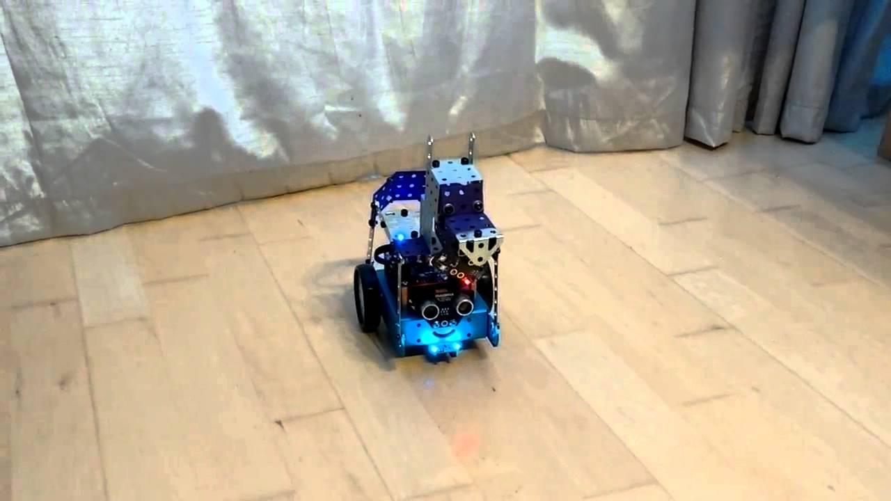 Roby the mBot Meccano robot dog. - YouTube