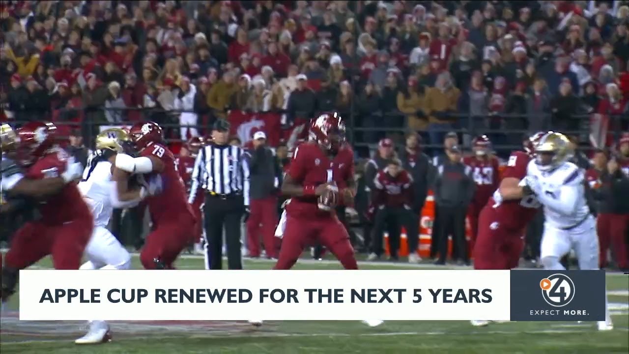 Apple Cup rivalry will go on despite Pac-12 realignment - YouTube