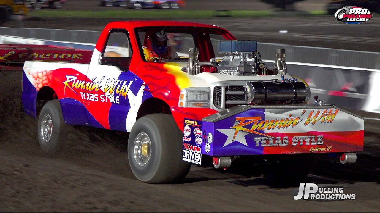 Truck Pulling 2024: Pro Mod 4wd Trucks pulling at Dirt Oval AT Route 66 ...