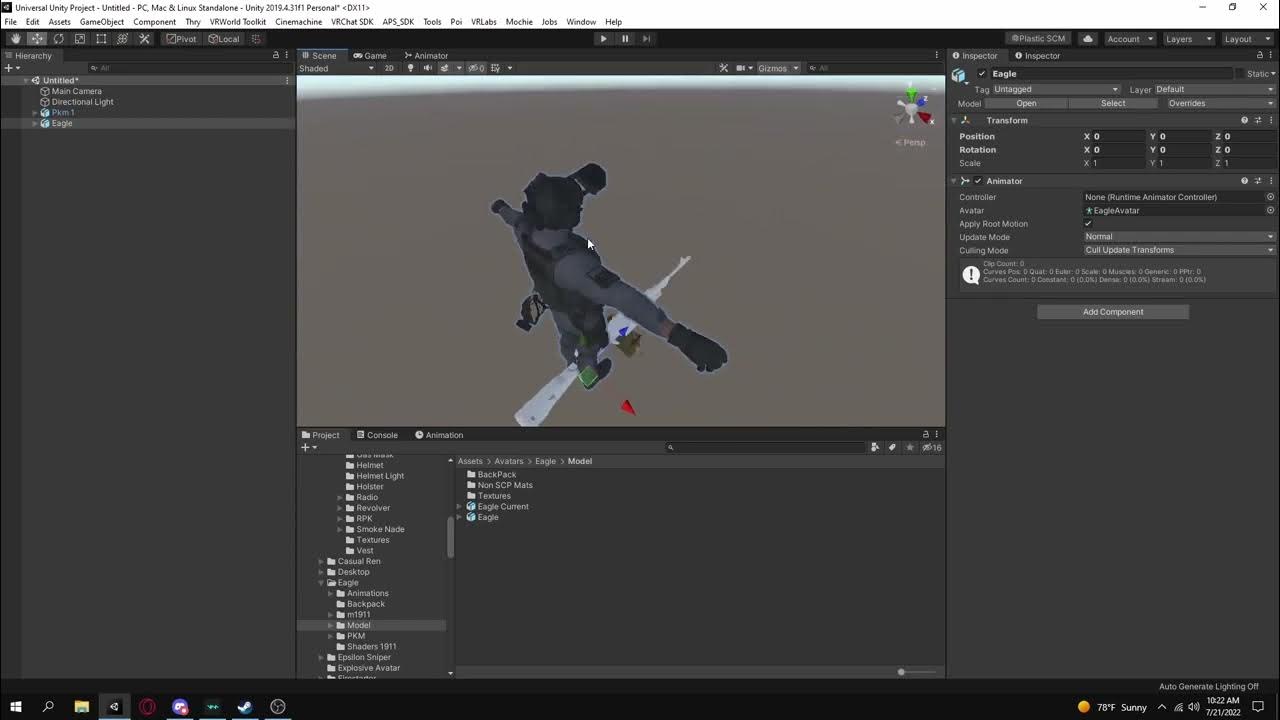 Aim constraints for guns (Unity) - YouTube