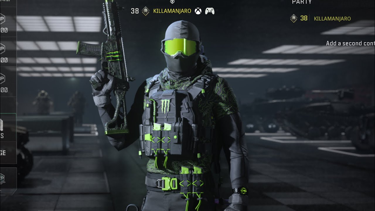 MW3 Monster Energy blueprint and operator - YouTube