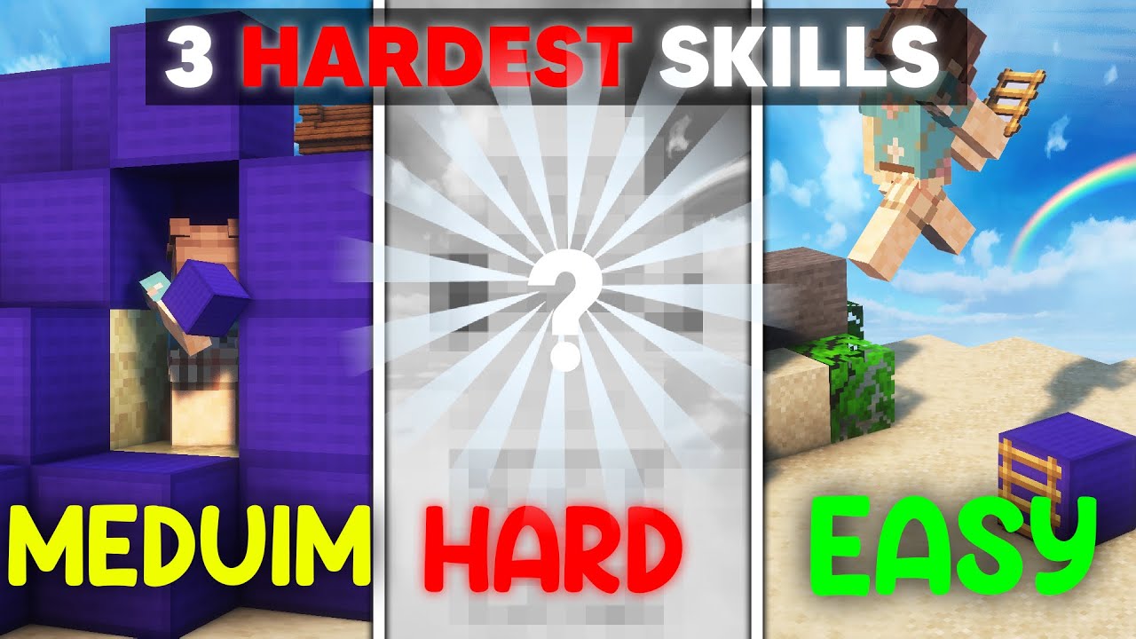 I Learned 3 Of The HARDEST Skills In Bedwars - YouTube