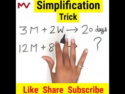 Simplification Short Tricks | Maths Tricks | Vedic Maths | Math Trick | Vedic Tricks #Maths # ...
