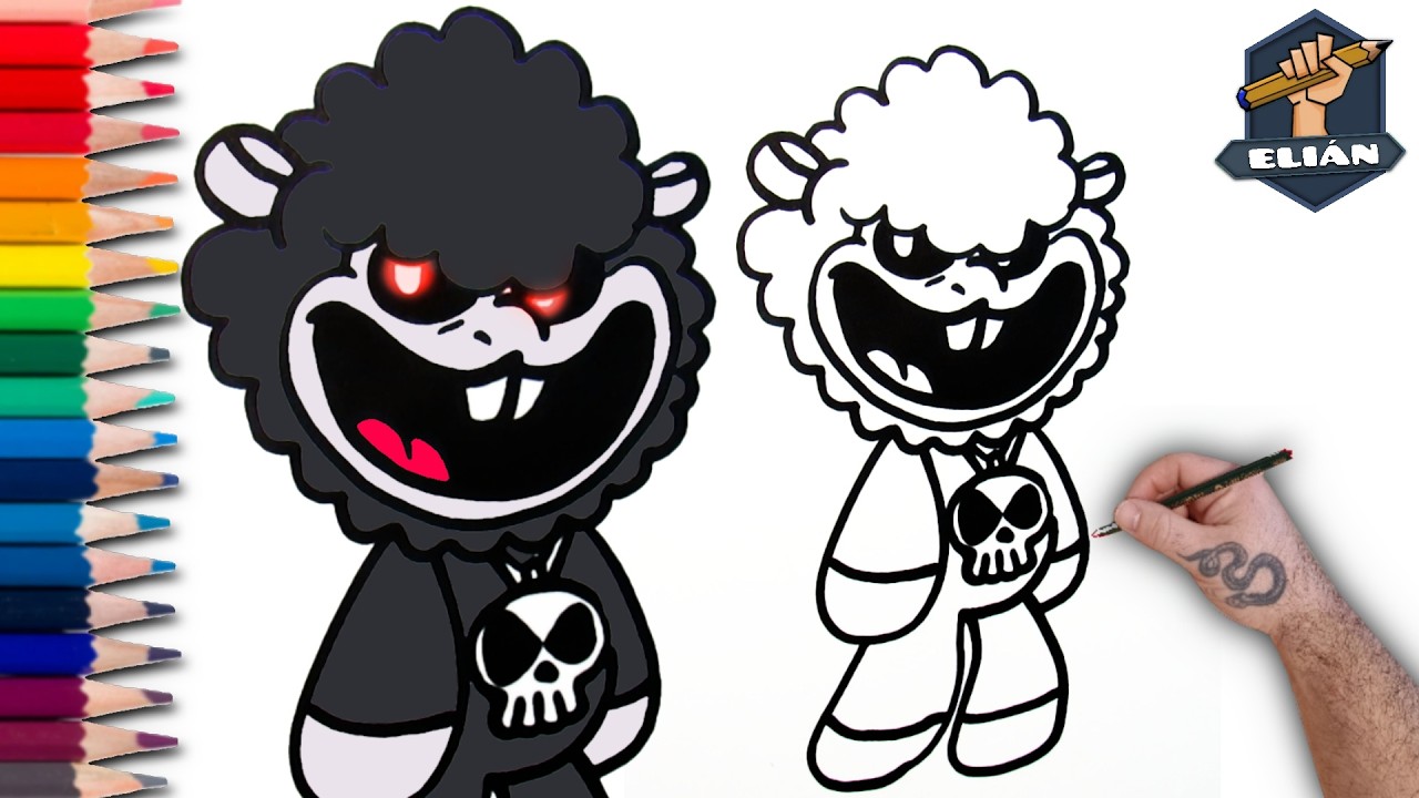 Drawing BABA CHOPS from Poppy Playtime Chapter 4 - YouTube