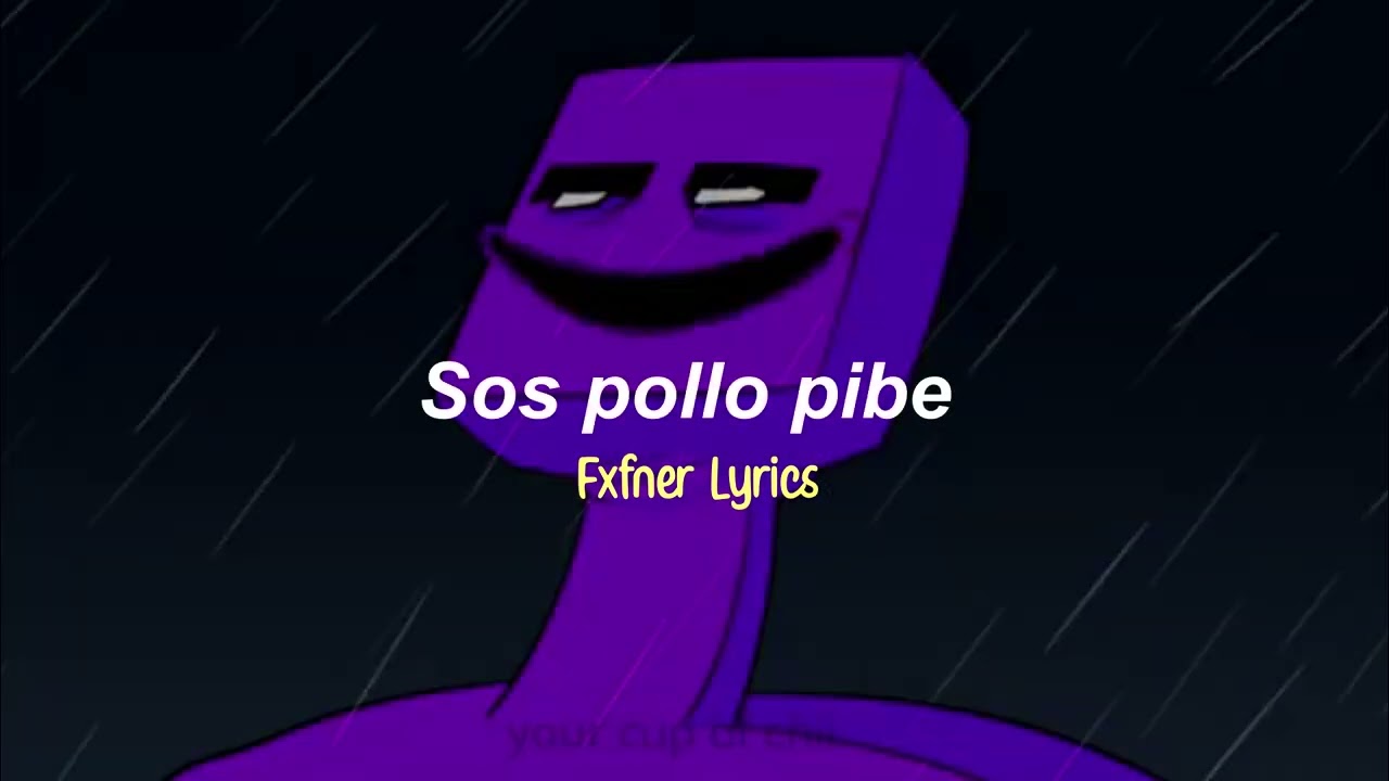 Sos pollo pibe | Meme -Letra - YouTube