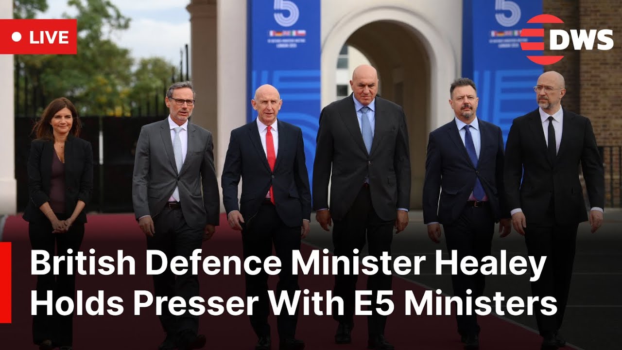LIVE: British Defence Minister John Healey Holds Press Conference | E5 ...