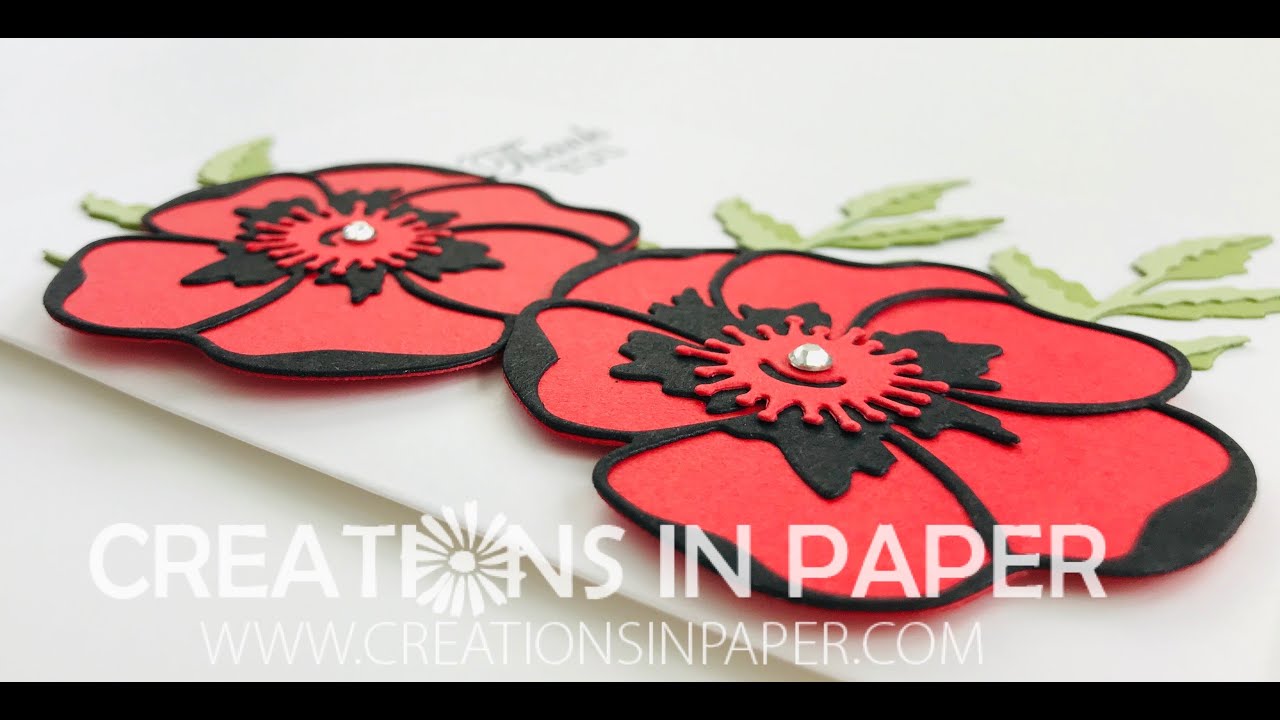 Fabulous Friday ~ Poppy Thank You - YouTube