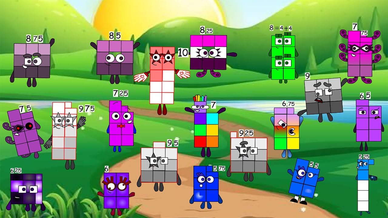 Numberblocks band quarters part-two (Band version) remix remix remix ...