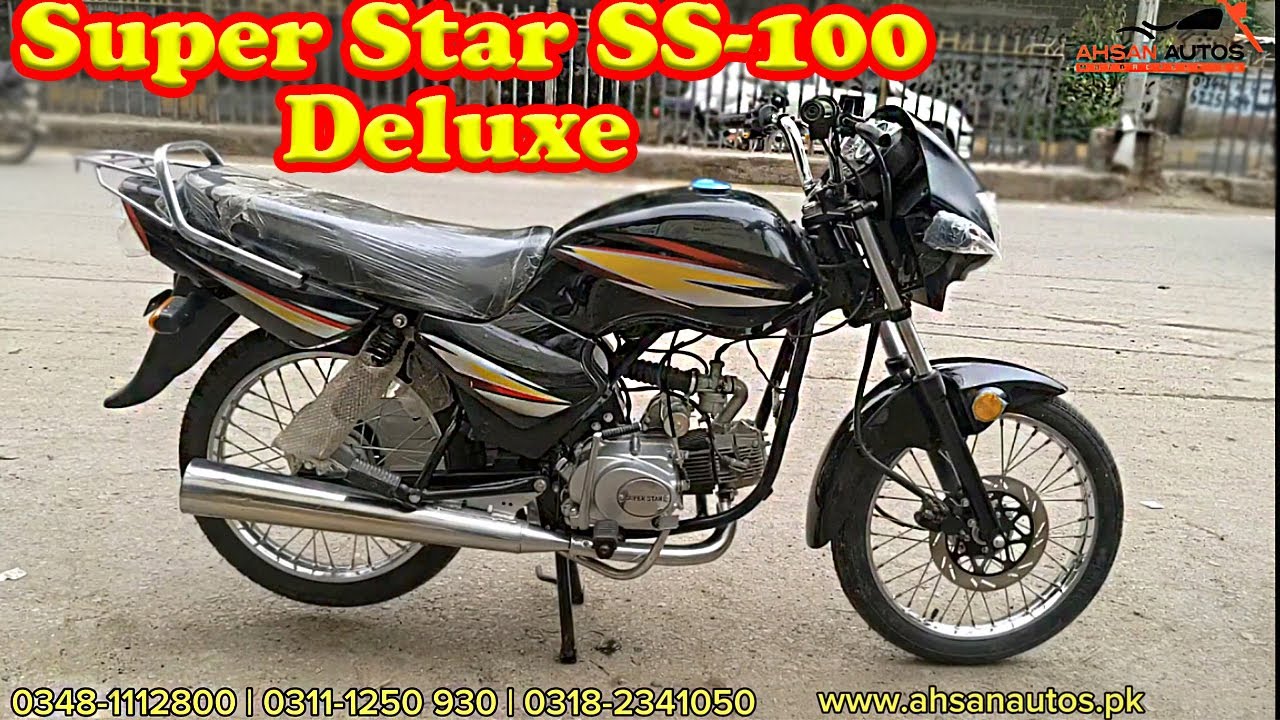Super Star SS-100 Deluxe | Front Disc Brake | Self Start | Imported ...