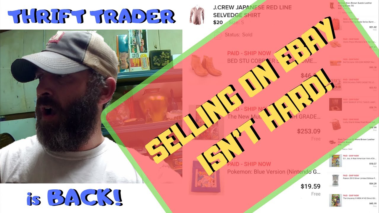 Thrift Trader Is BACK! - How To Make Money Online Ebay Selling Items ...