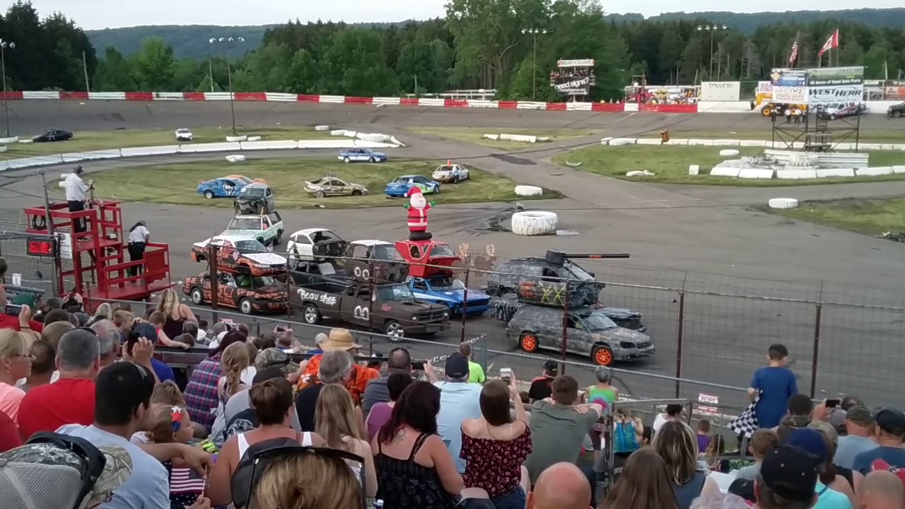 CRASH A RAMA: DOUBLE DECKER RACE! ( MUST SEE) - YouTube