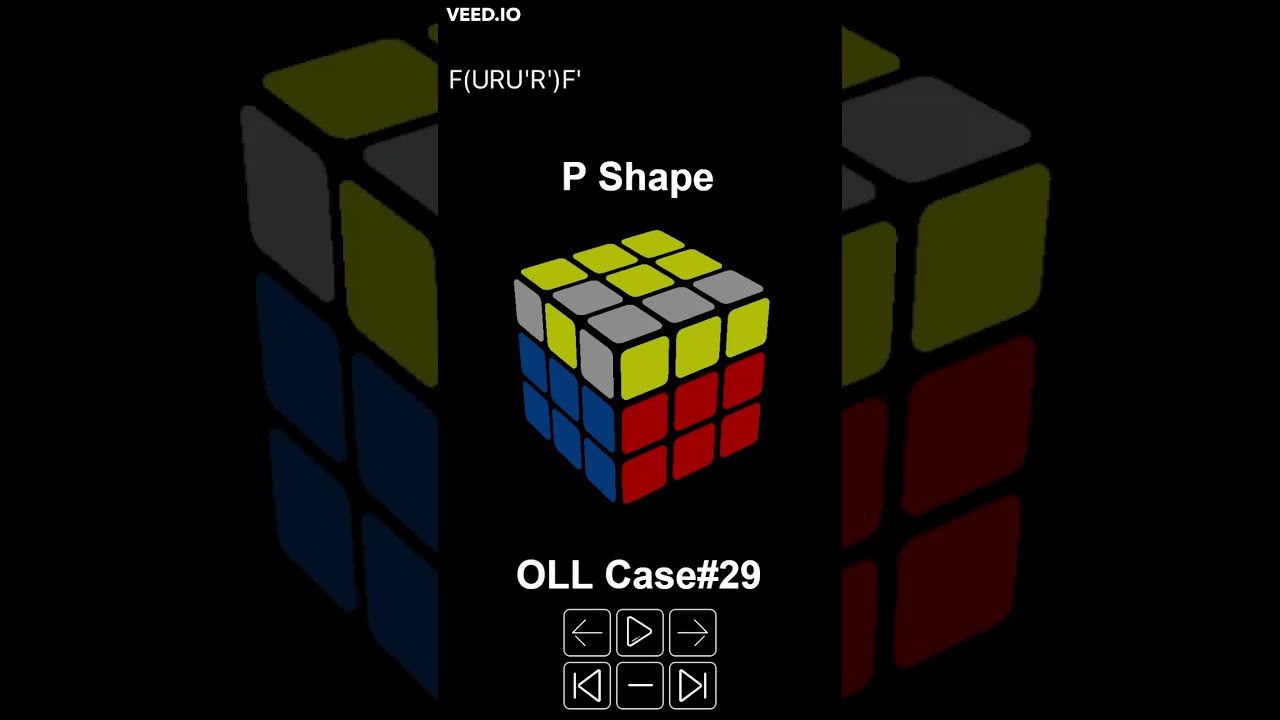 #Shorts OLL Case#29 - P Shape - YouTube