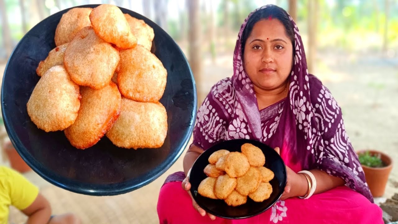 Bhaja Pithe Recipe // Bengali Special Bhaja Pitha Recipe - YouTube