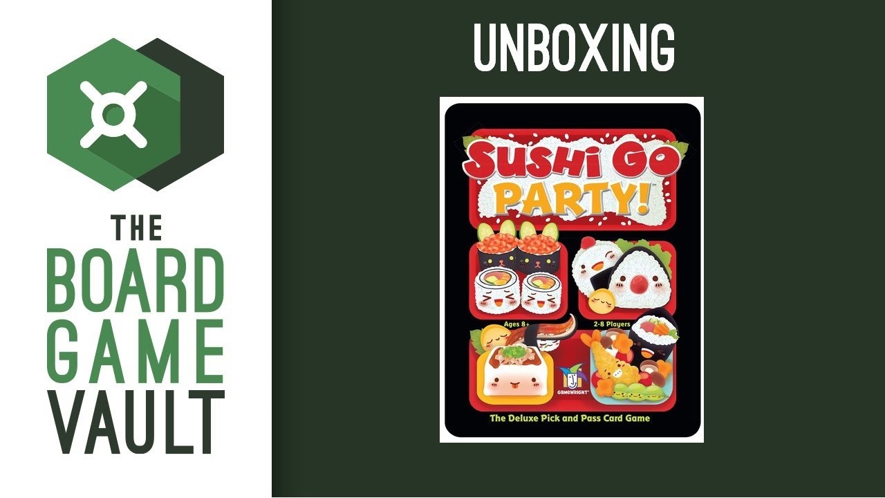 Sushi Go Party! - Unboxing - YouTube