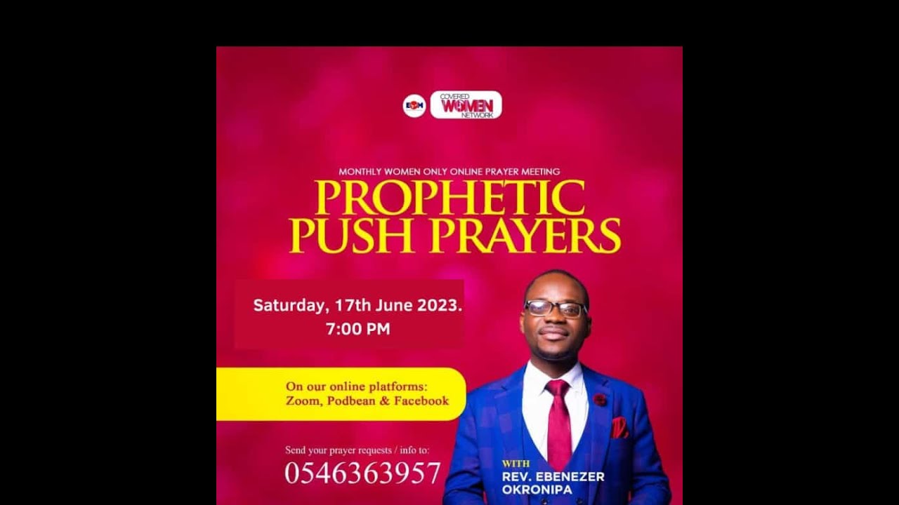 WOMEN ONLY ONLINE PRAYER (PROPHETIC PUSH PRAYERS) - YouTube