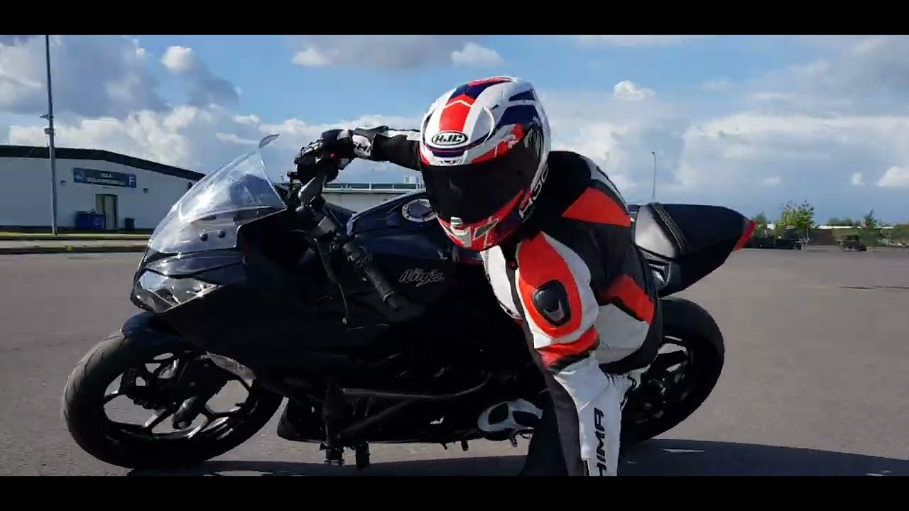 Kawasaki ninja 300 practice skills moto bike motosekcja dzikieenduro ...