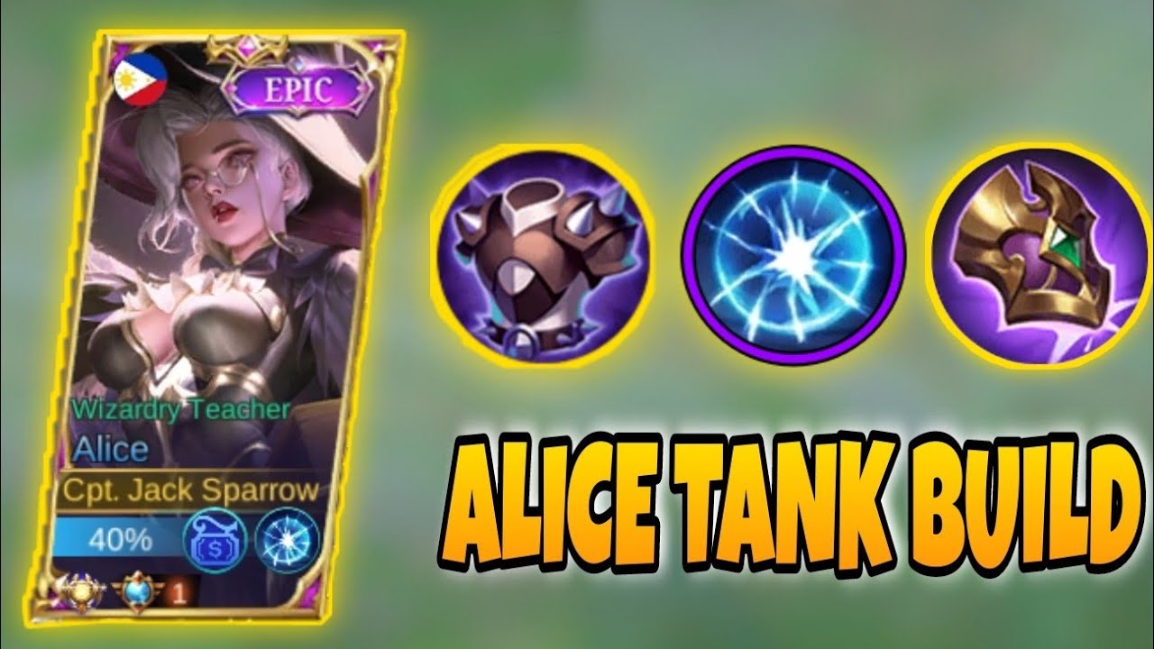ALICE TANK BUILD BUT TOO MUCH DAMAGE | NO.1 SUPREME ALICE GAMEPLAY ...