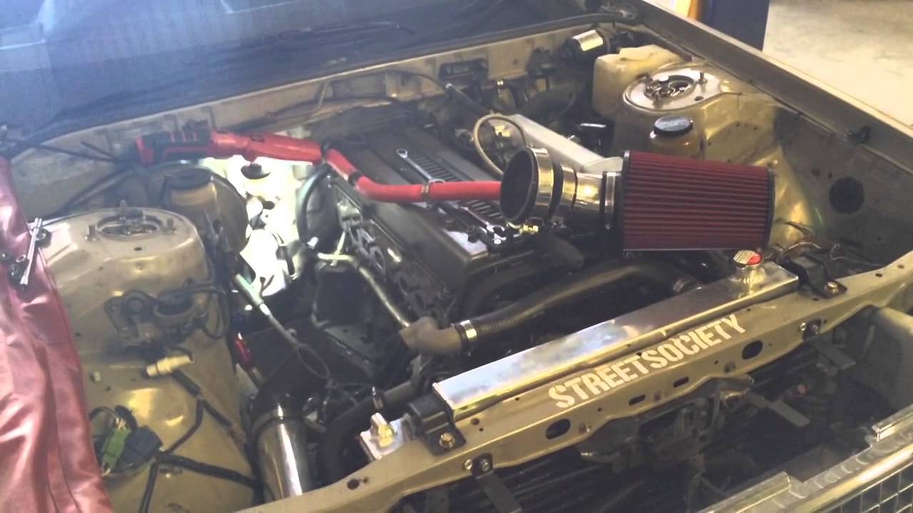 1JZ X73 Cressida Single turbo conversion - YouTube