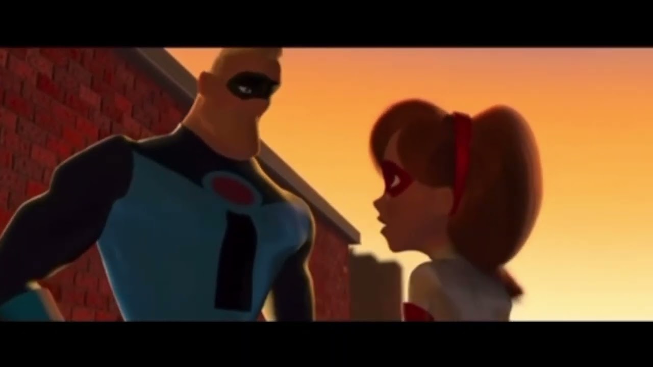 The Incredibles Mr. incredibles Meet Elastigirl scene ( French ) pitch ...