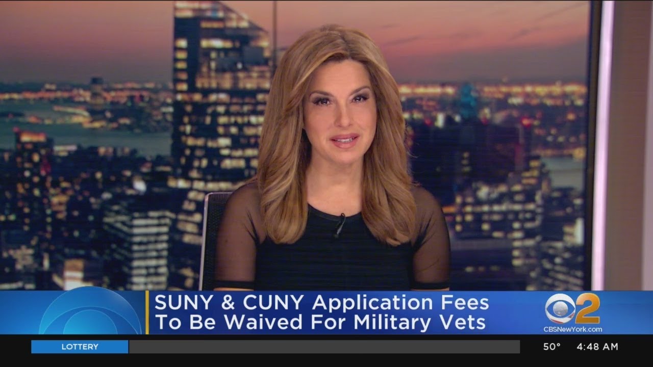SUNY & CUNY Application Fees Waived For Veterans - YouTube