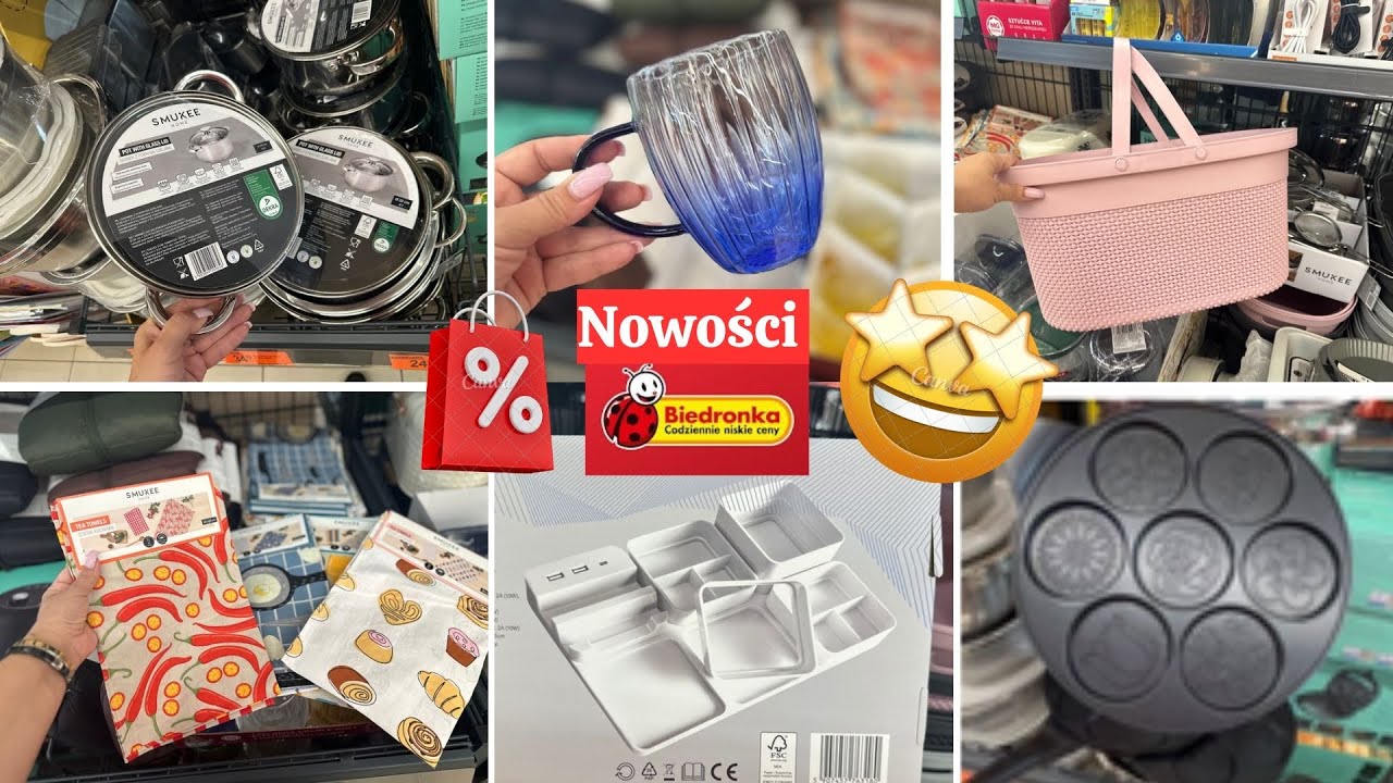 📍BIEDRONKA PATELNIE do PANCAKES, ŁAMANA LISTWA ️ GARNKI, RĘCZNIKI W 🌶️ ...