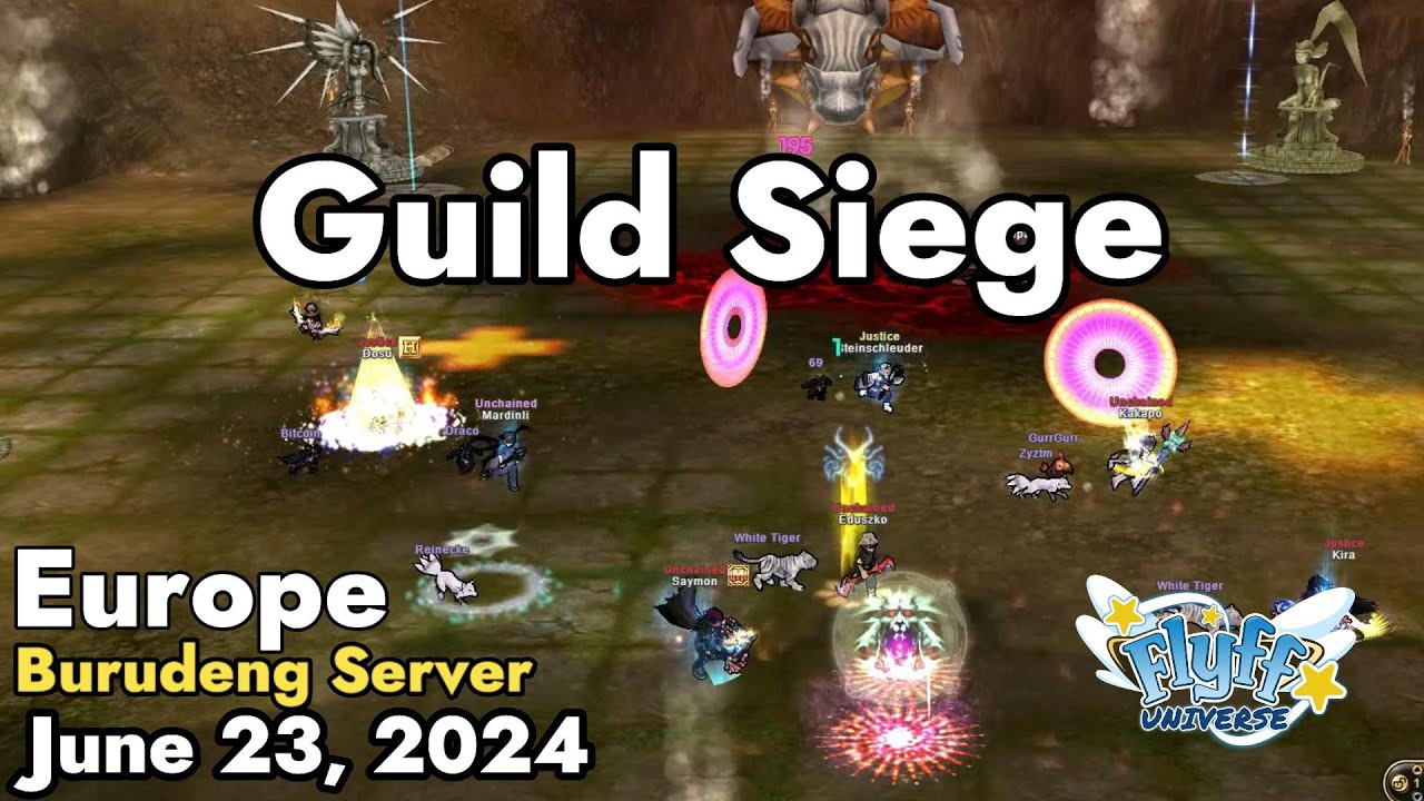 Guild Siege (Burudeng) June 23, 2024 | Flyff Universe - YouTube