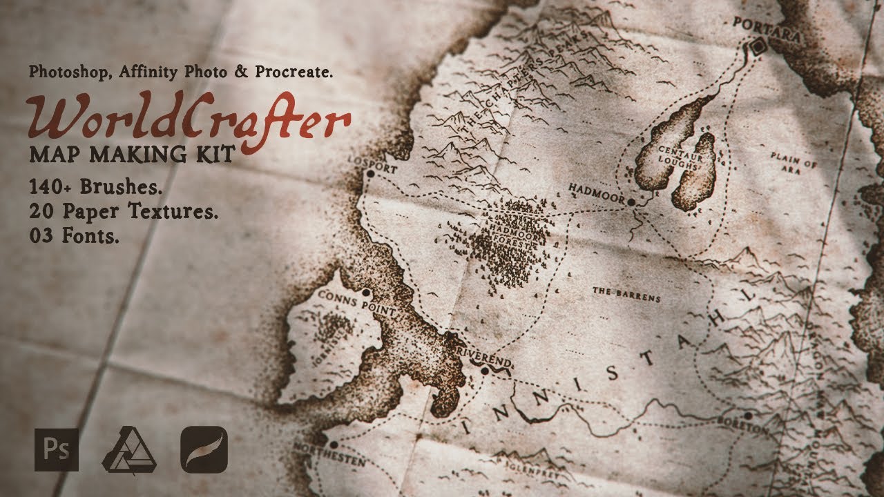 Worldcrafter, fantasy D&D map making kit (2022 update) - YouTube