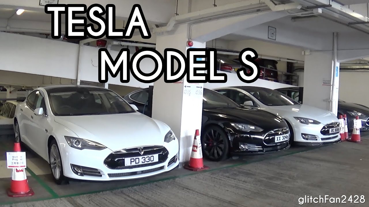 Tesla Model Ss parked at Charging Point - Hong Kong - YouTube