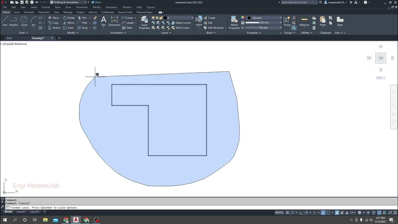 4.1 Autocad 2025 tutorial for beginners (Step by Step) - How to use Join Command in AutoCAD (J ...
