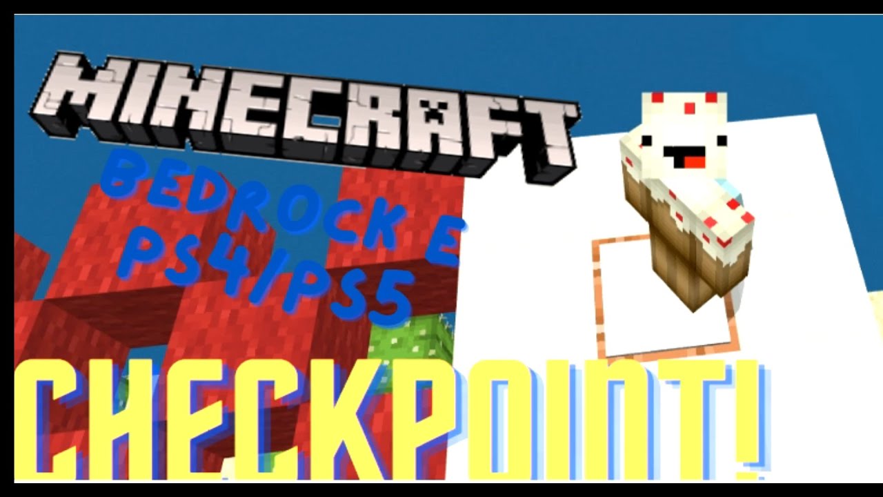 COME FARE UN CHECKPOINT SU MINECRAFT SOLO CON UN COMANDO!! (BEDROCK E ...