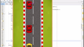 Java 2d Car racing game(Trafic Mania) - YouTube