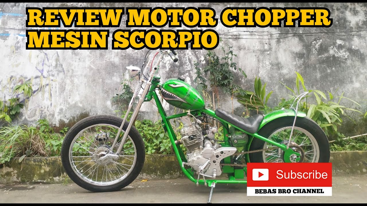REVIEW MOTOR CHOPPER MESIN YAMAHA SCORPIO -PALEMBANG- -BEBAS BRO ...