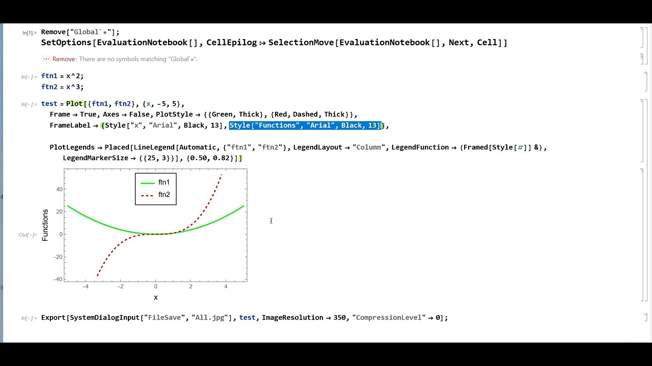 Mathematica High Resolution 2d Plots And Their Export Urduhindi Youtube
