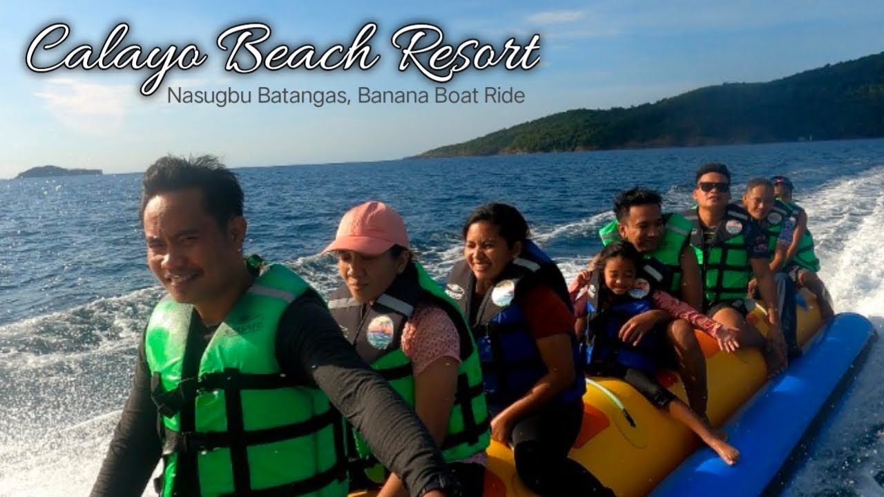 Talagang Mag eenjoy kayo dito -Mga Sangkay | Banana Boat Ride- Calayo ...