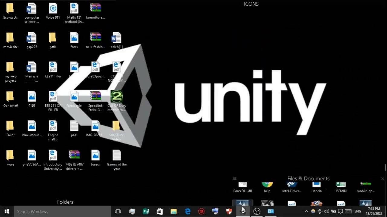 Running UNITY Game Engine on a low-end pc Smoothly - YouTube