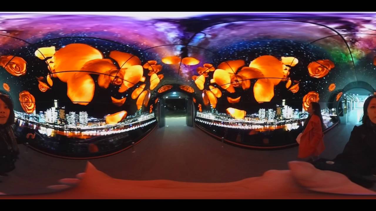 OLED Tunnel at Seoul N Tower - YouTube