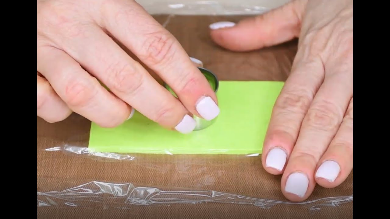 Quick Tip: Using Plastic Wrap for Clean Cutter Shapes - YouTube