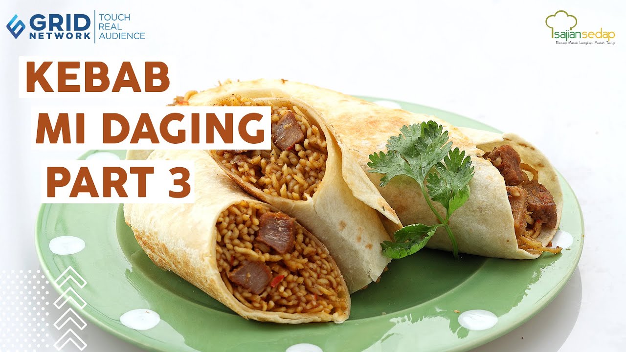 Resep Kebab Mi Daging Part 3, Resep Kebab Enak Spesial Weekend - YouTube