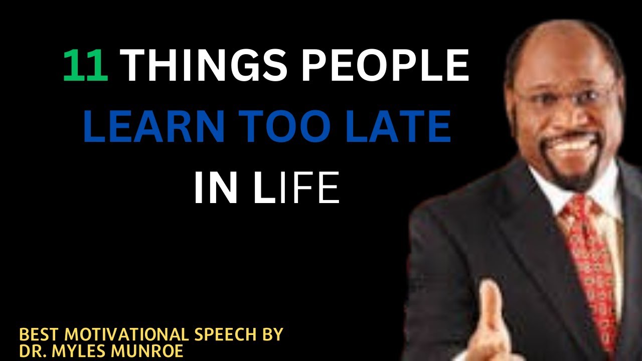 11 Things People Learn Too Late In Life - YouTube
