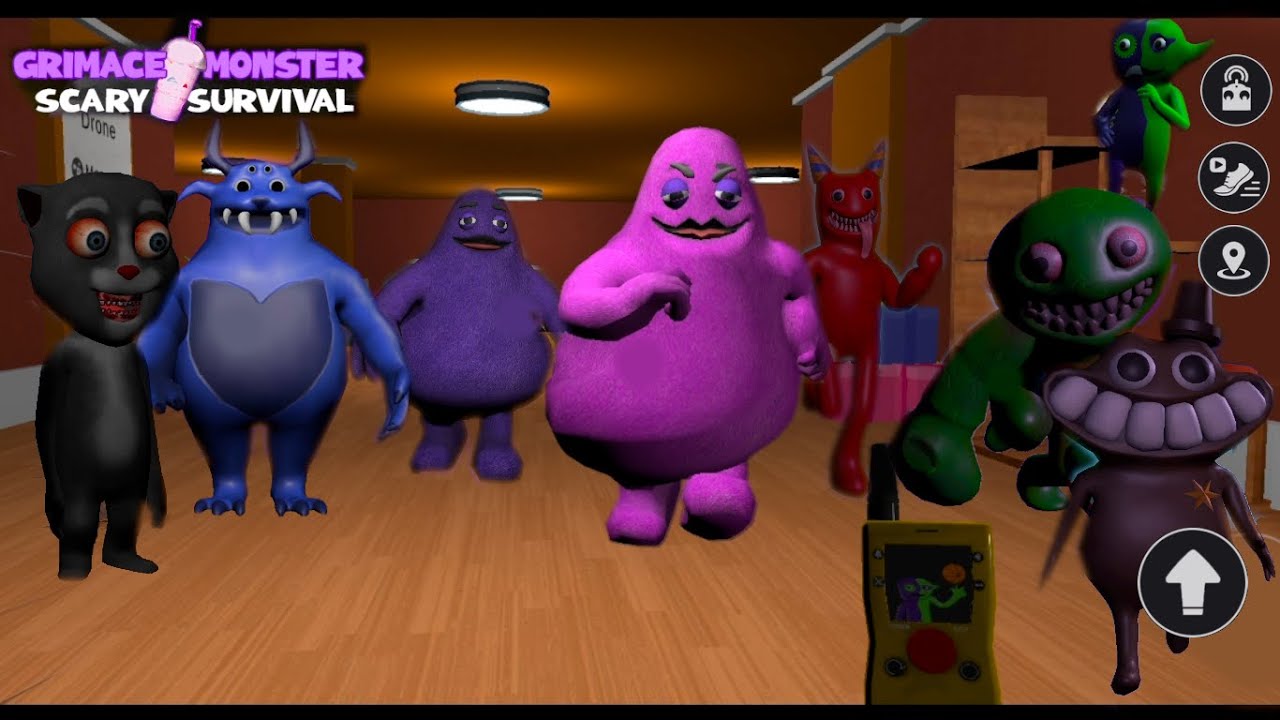 Kindergarten of Grimace Shake!? (Grima Monster Scary Survival) update ...