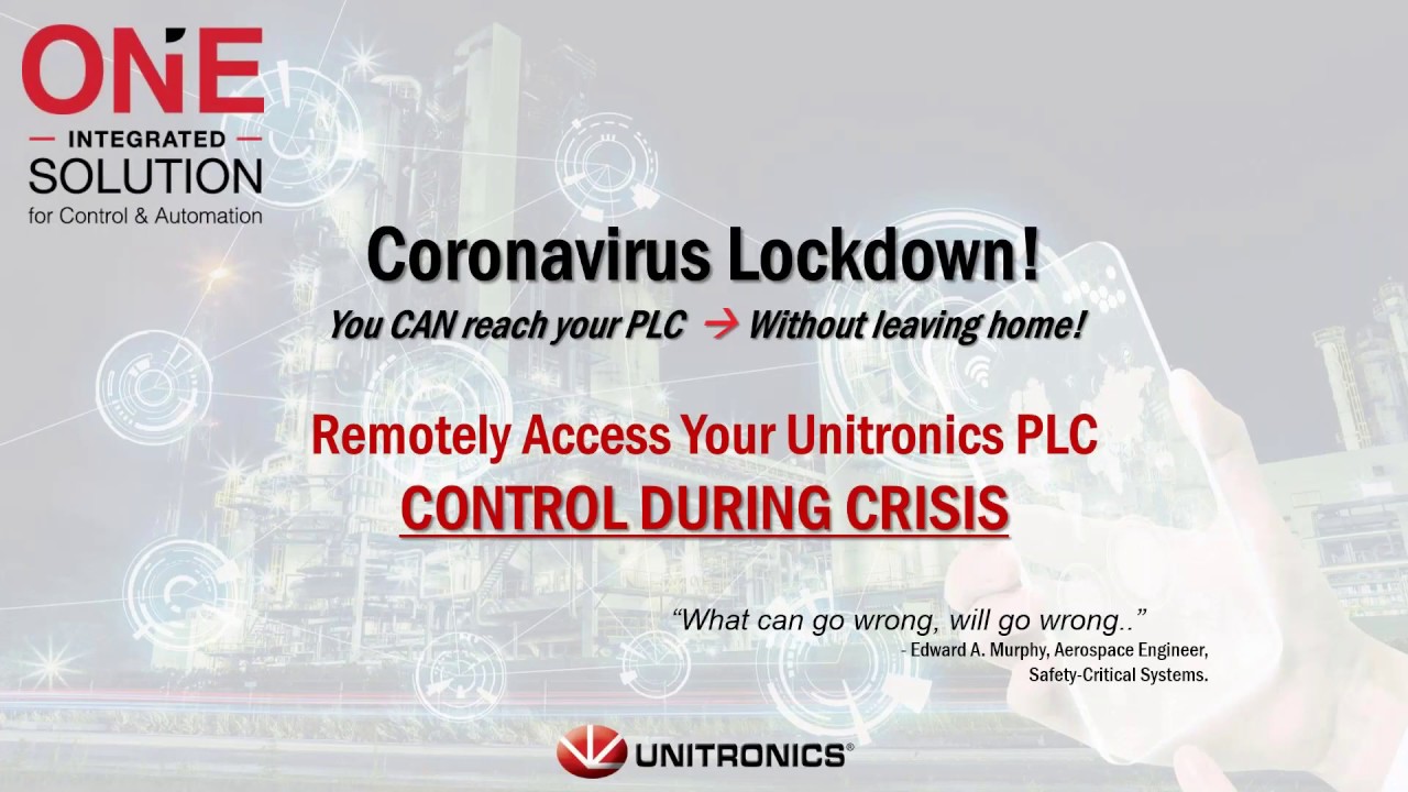 Controlling for the Unexpected – PLC Remote Access Tutorial - YouTube