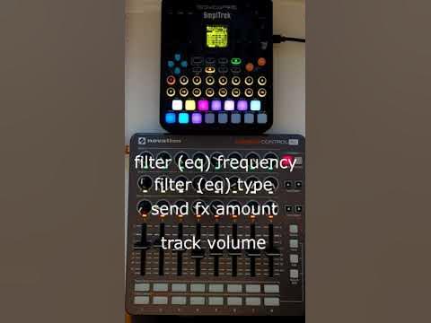 Exploring SmplTrek's MIDI implementation (170 BPM oldschool DnB - Smpltrek + LaunchControl XL ...